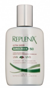 Replenix Ultra Sheer Broad Spectrum Sunscreen SPF 50 UVA UVB with ...