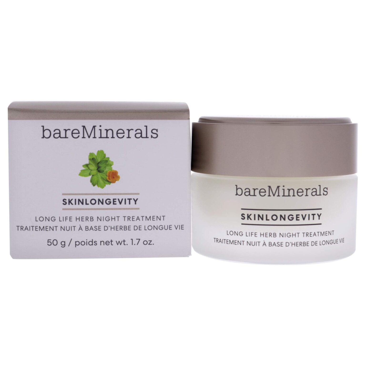 BareMinerals Skinlongevity Long Life Herb Night Treatment | Skinmedix ...
